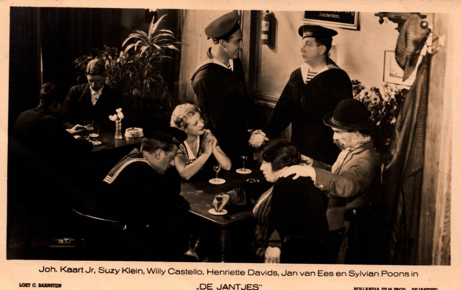 De Jantjes Dutch Musical Johan Kaart Jr, Suzy Klein Willy Castello RPPC ...