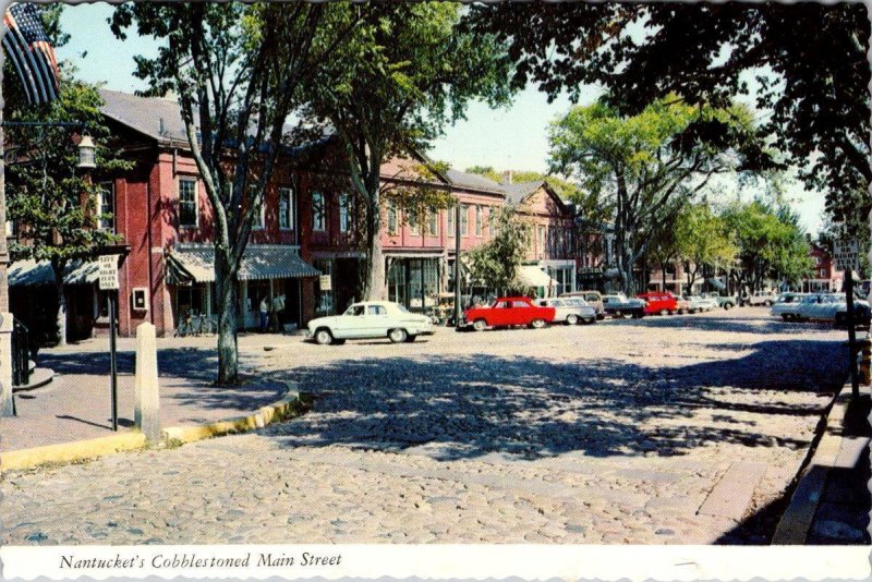 2~4X6 Postcards Nantucket, MA Massachusetts BIRD'S EYE VIEW & MAIN ...