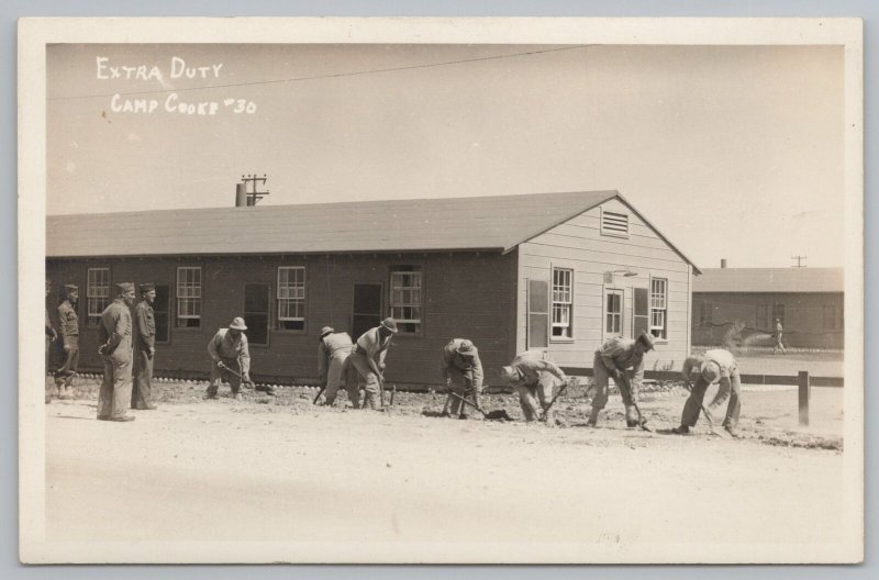 Camp Cooke California~Extra Duty: Soldiers Dig Random Holes~WWII 1940s ...