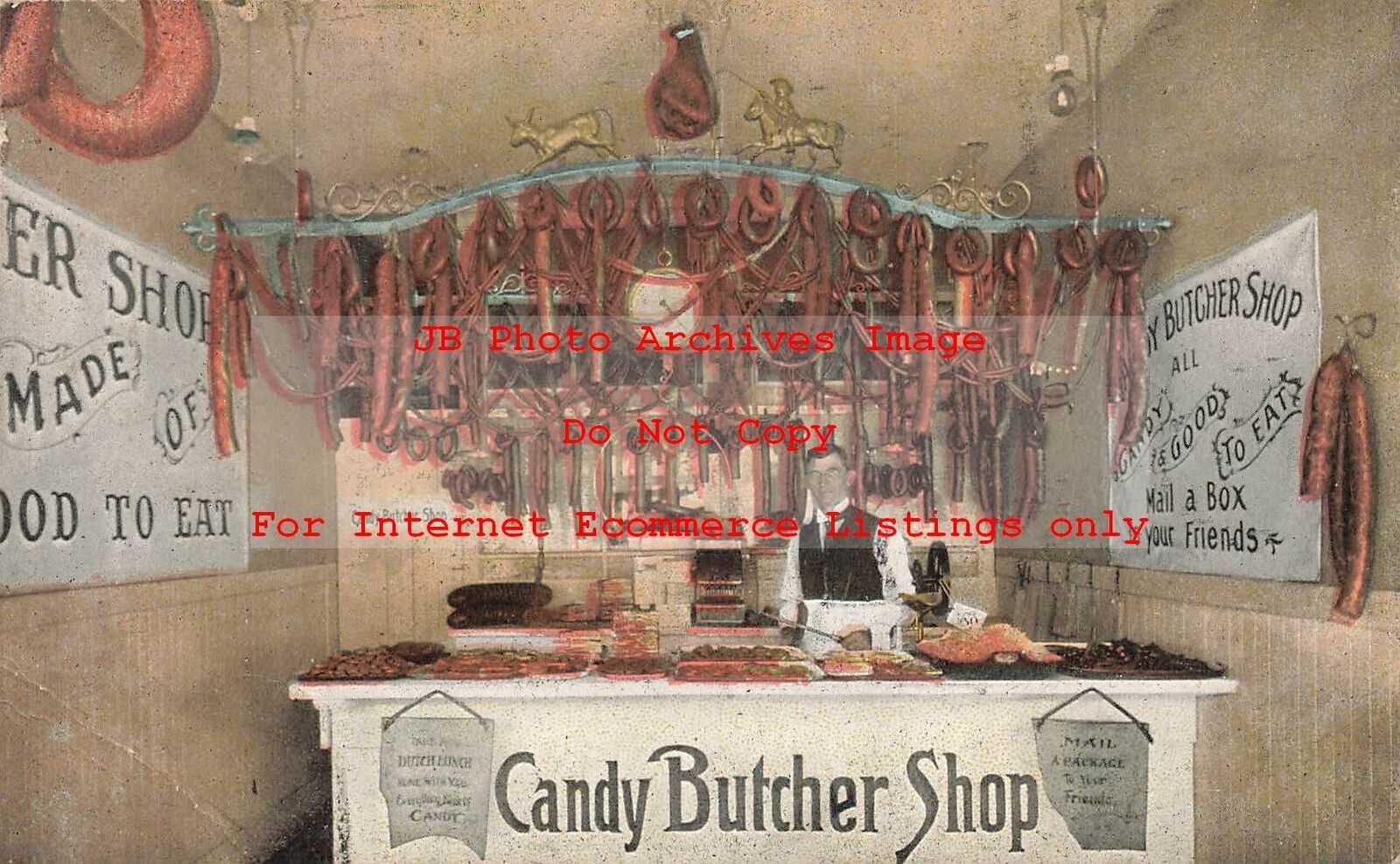 CA, Long Beach, California, Candy Butcher Shop, Interior View, Newman ...