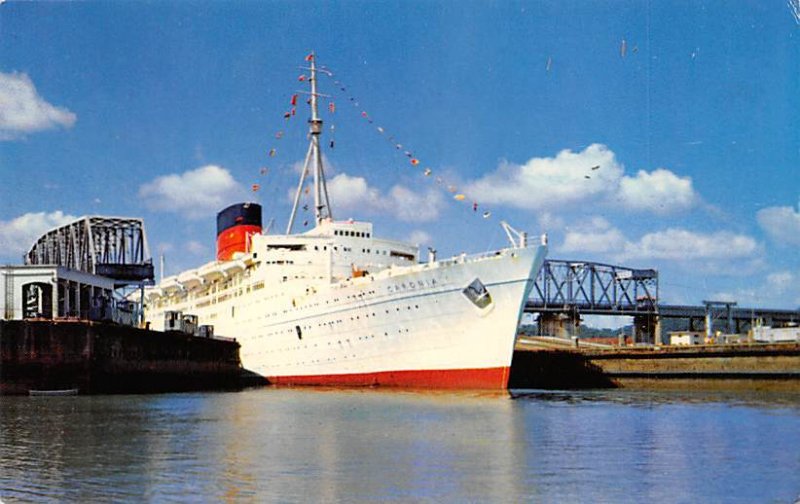 SS Caronia Panama Canal Unused | Topics - Other, Postcard / HipPostcard
