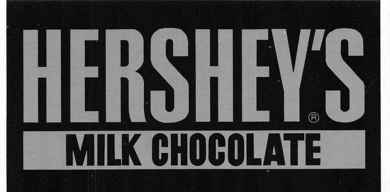 Advertising HERSHEY CANDY BARS Reese's~Krackel+ *4* Large Bar 3x6 Size ...