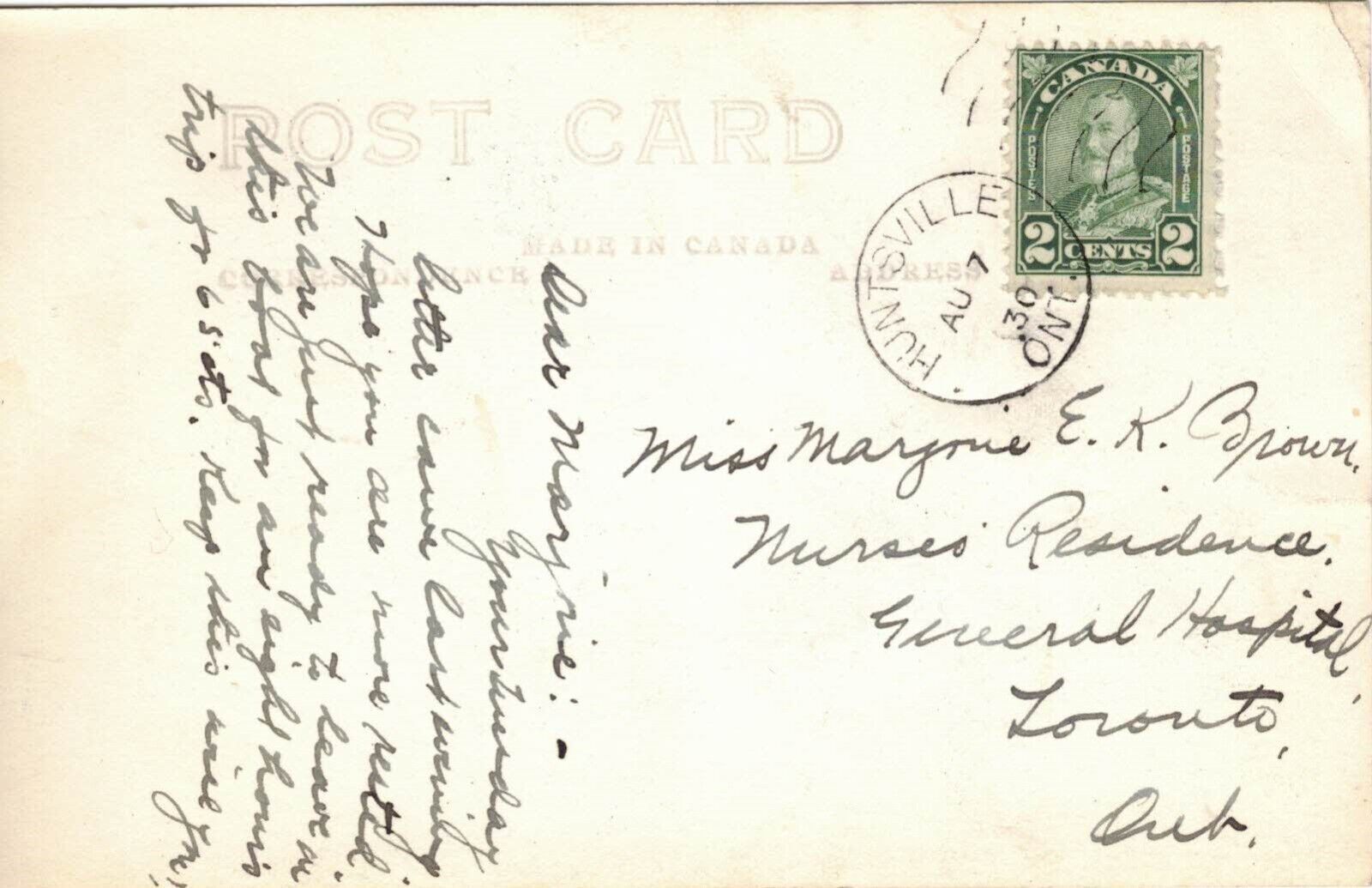 1930 - The Narrows Near Dorset, Lake of Bays, Ontario, RPPC (23.89 ...