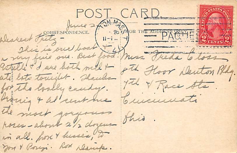 RMS Samaria Cunard Line Ship 1921 | Topics - Other, Postcard / HipPostcard