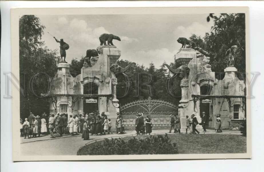 440276 GERMANY HAMBURG entrance Carl Hagenbeck Tierpark ZOO PHOTO ...