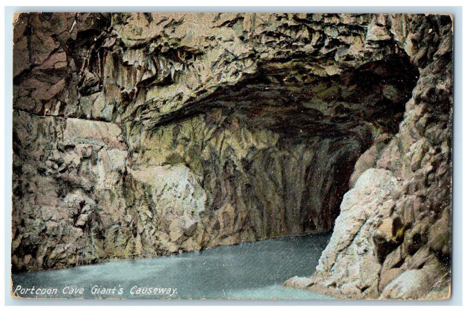 c1910 Portcoon Cave Giant's Causeway Antrim Northern Ireland Postcard ...