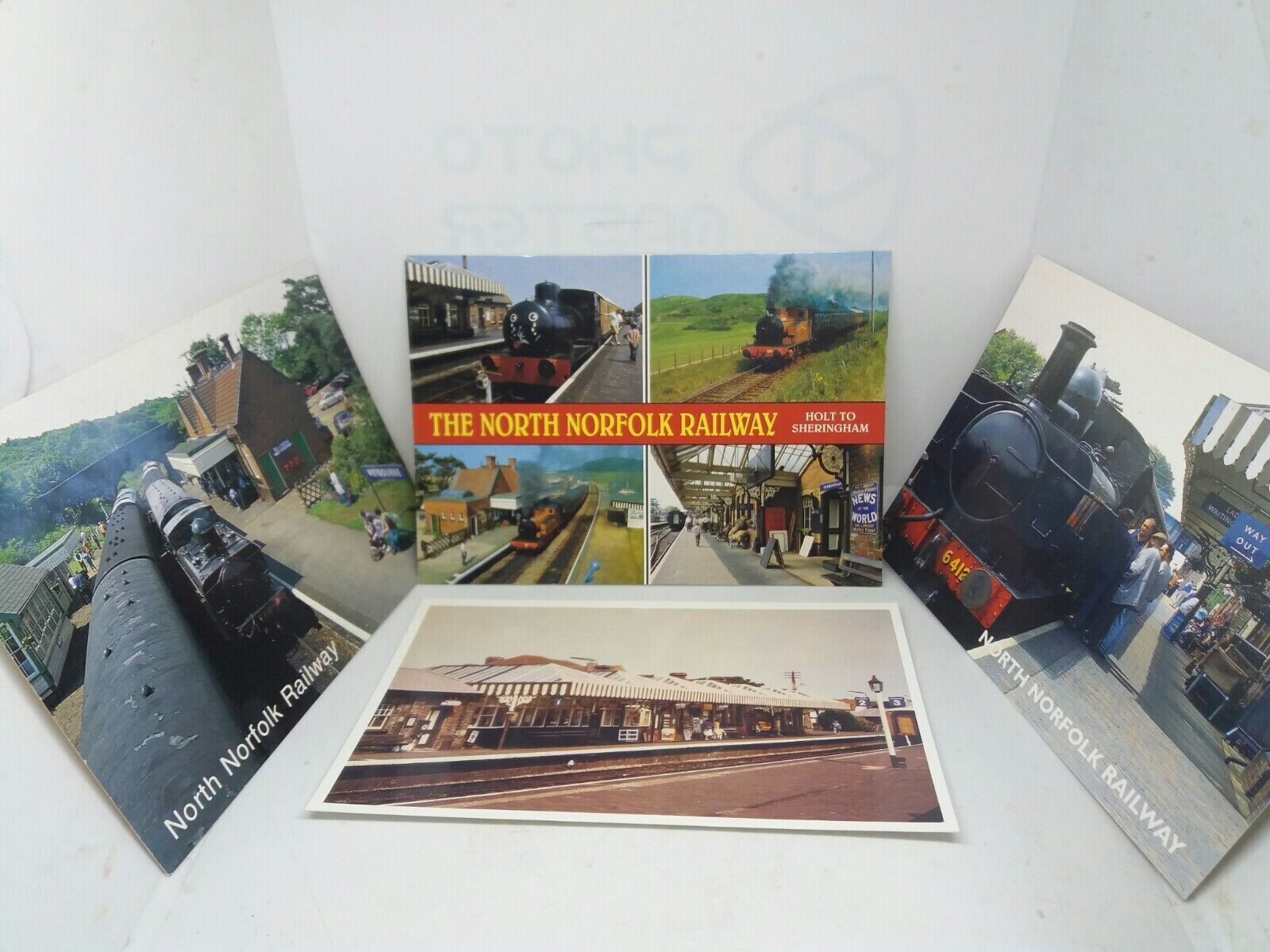 7x New Vintage Steam Train Locomotive North Norfolk Railway Postcards ...