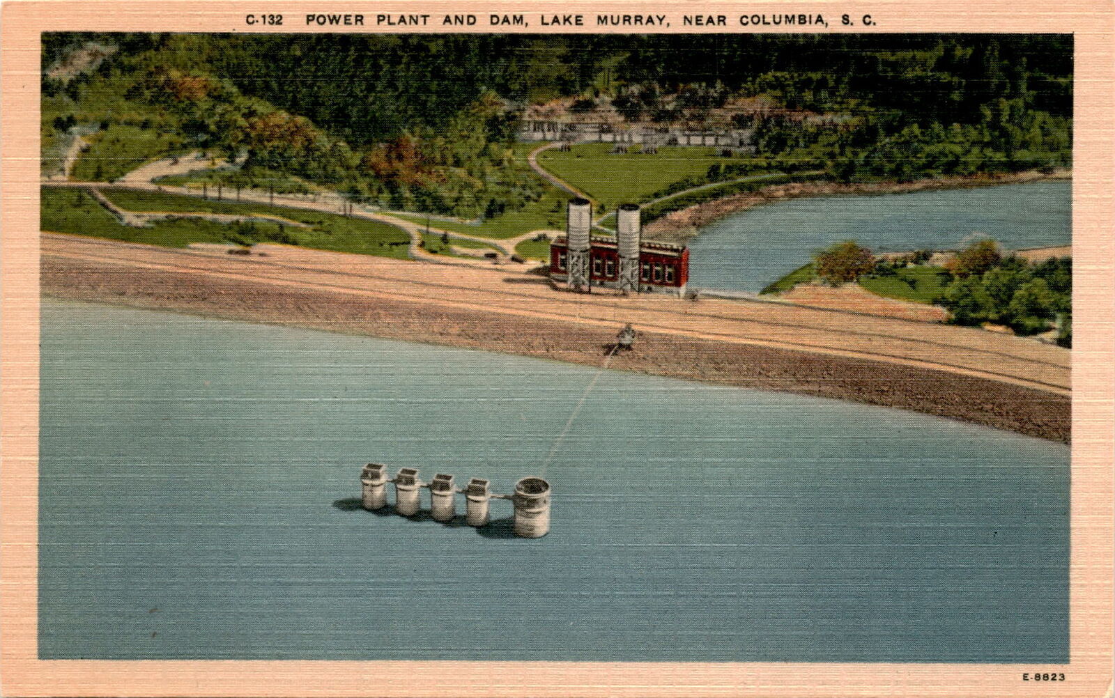 Power Plant, Dam, Lake Murray, Columbia, South Carolina, Saluda Dam ...