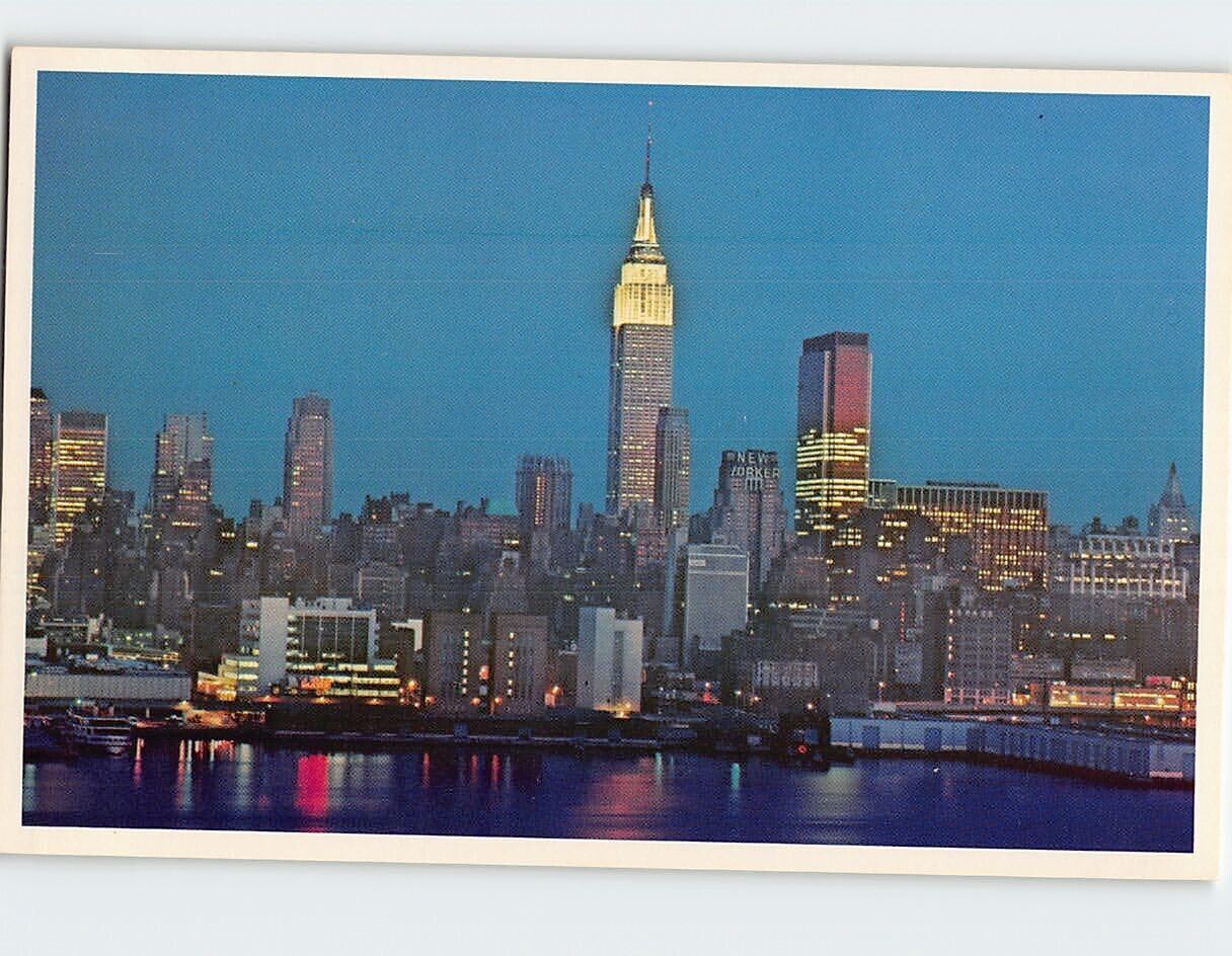 Postcard New York City Water Front Skyline New York City New York USA ...