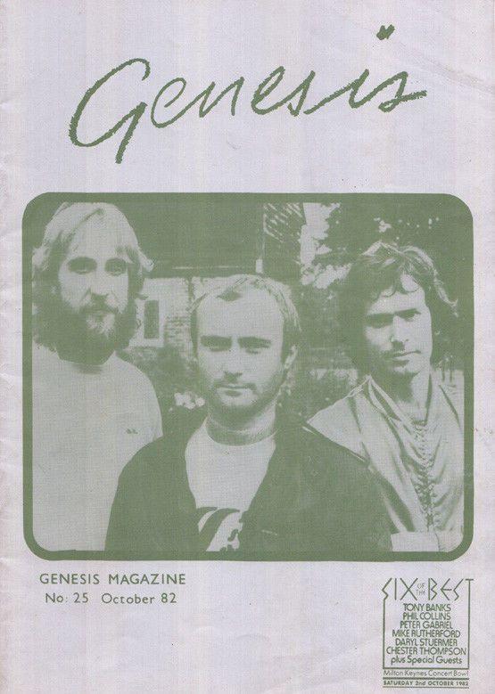 Genesis Magazine Phil Collins Photo LP Reviews Interview 1982 No 25 ...