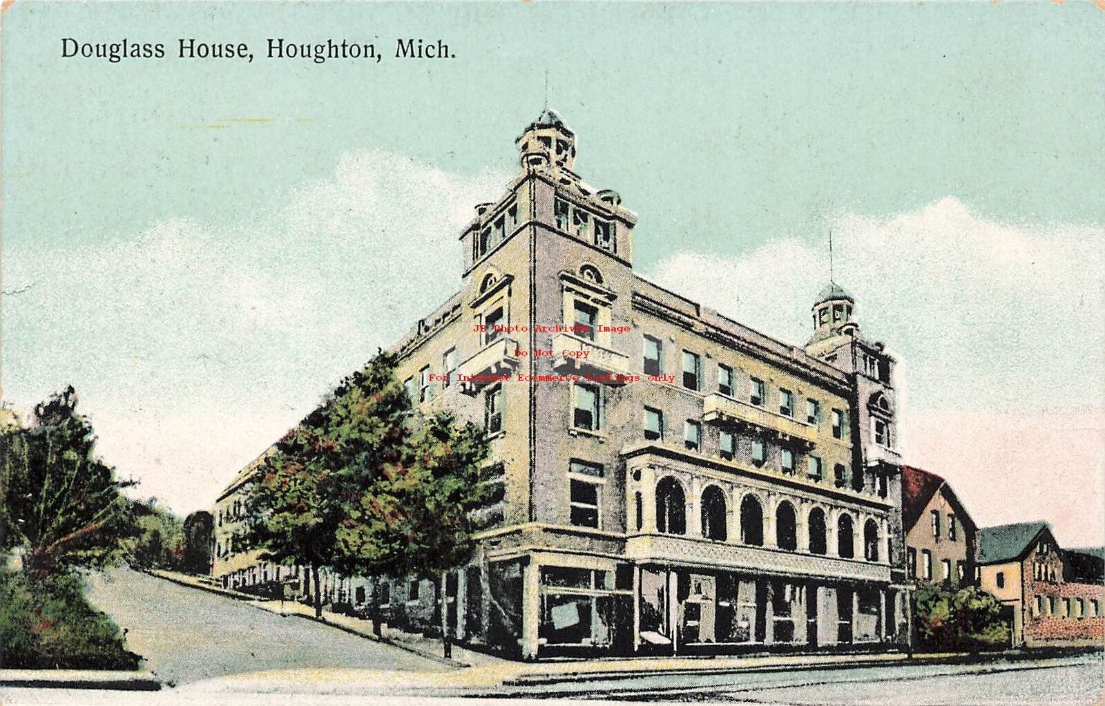 MI, Houghton, Michigan, Douglass House, Exterior View, GF Tyler Pub ...