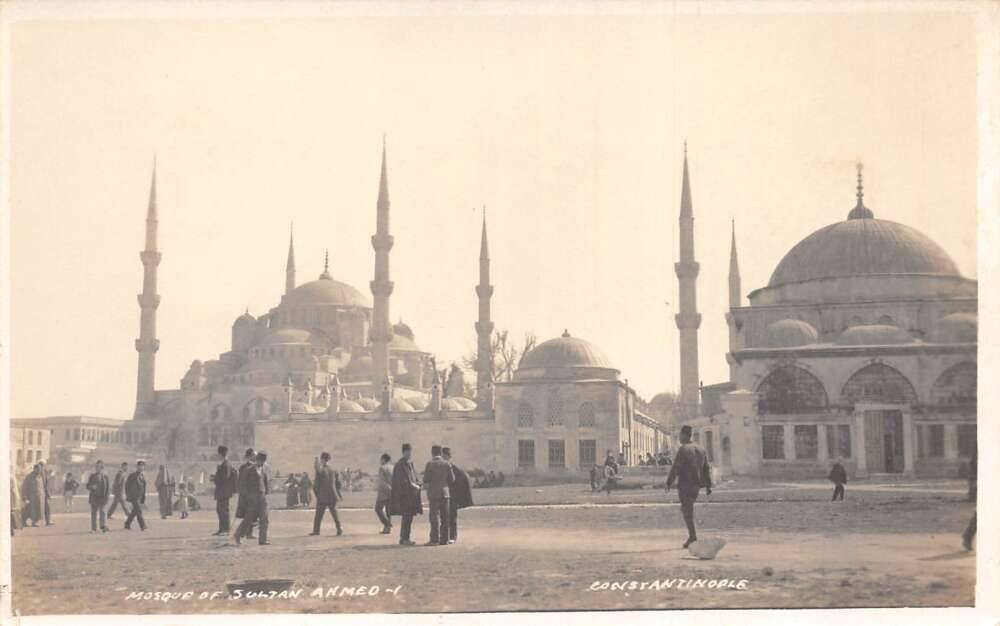 Constantinople Istanbul Turkey Mosque Hagia Sophia Real Photo Postcard ...