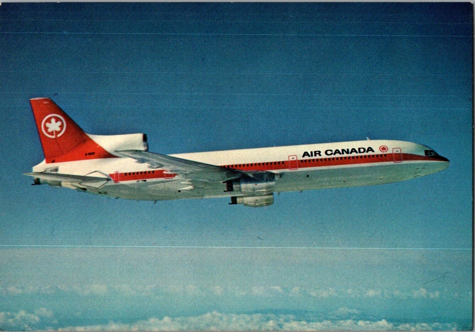 Vintage Air Canada, Jet Airplane Postcard, Lockheed L-1011. ct1 ...