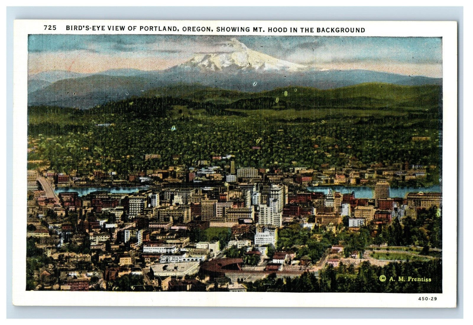 Vintage Portland Oregon Mt Hood Postcard F35E | United States - Oregon ...