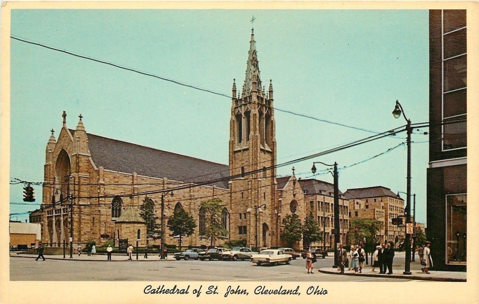 Cleveland OH~St Johns Cathedral~French Gothic Design~Cathedral Square ...