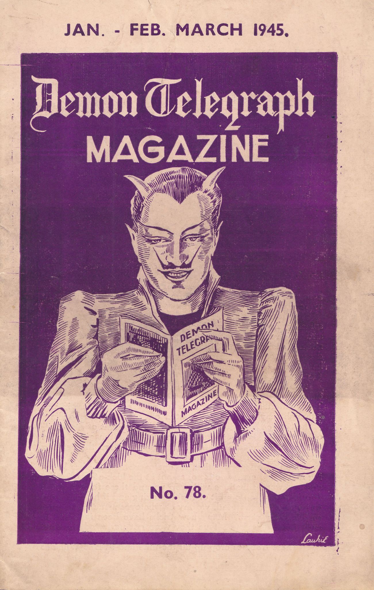 Demon Telegraph Magazine Davenports Chronometer Trick WW2 Magic Book ...