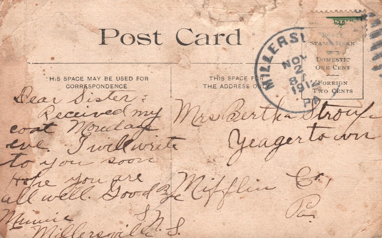 Vintage Postcard 1912 Fulton Opera House Lancaster PA Building L.B ...