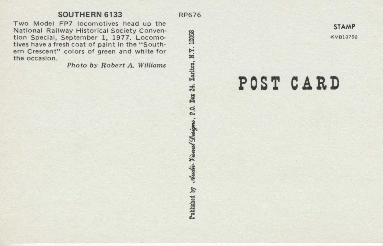 Southern 6133 ~ FP7 Locomotives ~ National Railway Historical Society ...