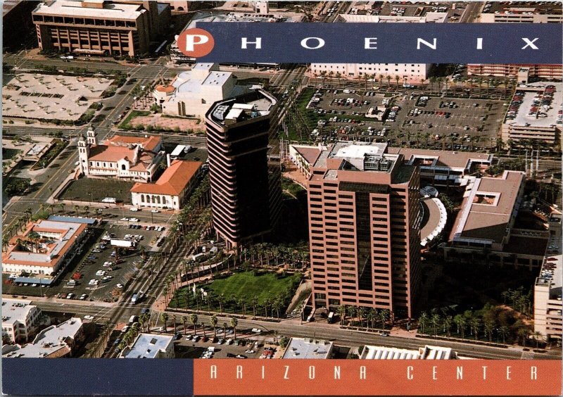 Arizona Phoenix Center Towering Highrises Downtown Centers Chrome ...