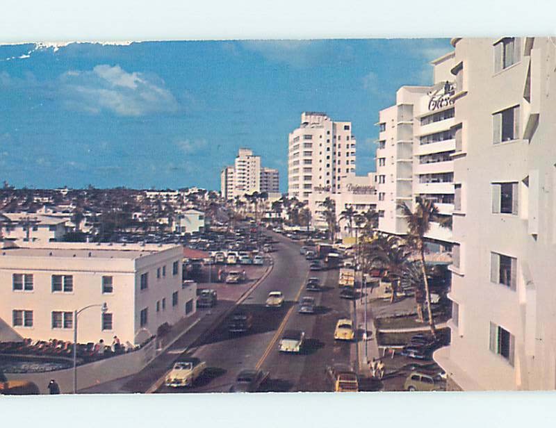 Edge Tear Pre-1980 STREET SCENE Miami Beach Florida FL hp2396 | United ...