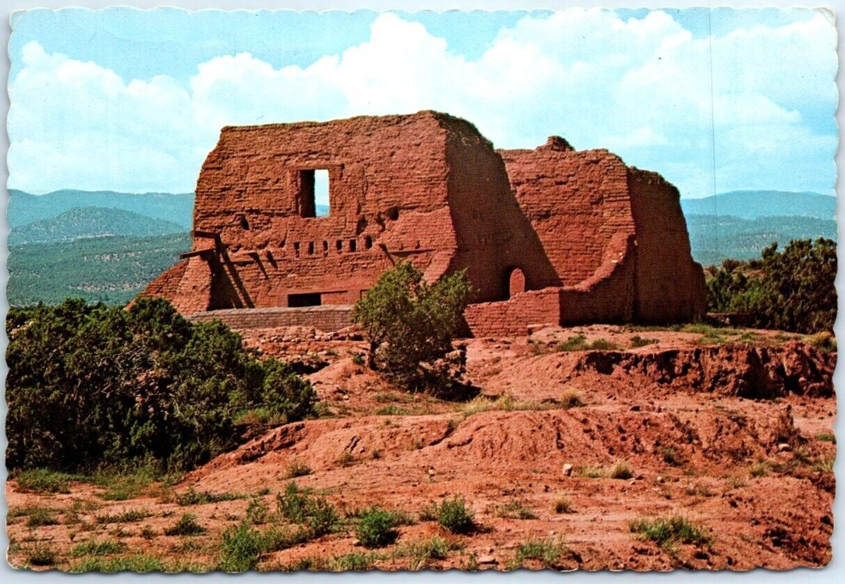 Postcard - Ruins Of 18th Century Church At Pecos, New Mexico | Latin ...