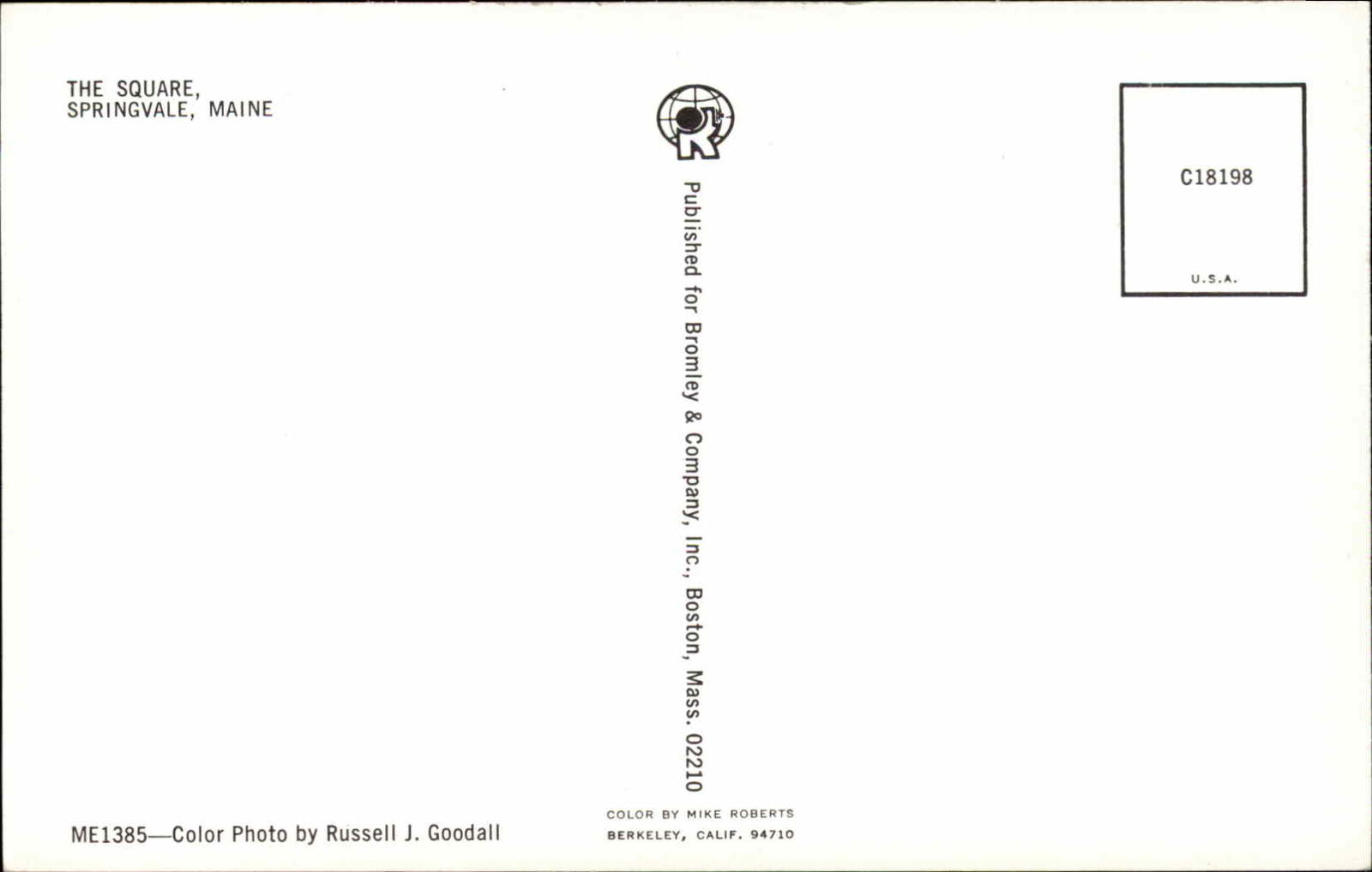 Springvale Maine ME Street Scene Cars Beauty Salon 1950s-60s Postcard ...