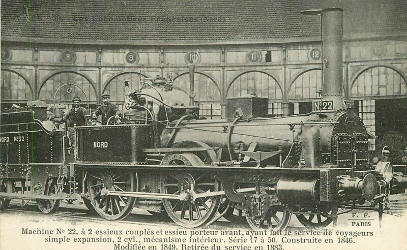 France C-1910 Railway Museum Locomotive #22 Fleury Postcard 22-2133 ...