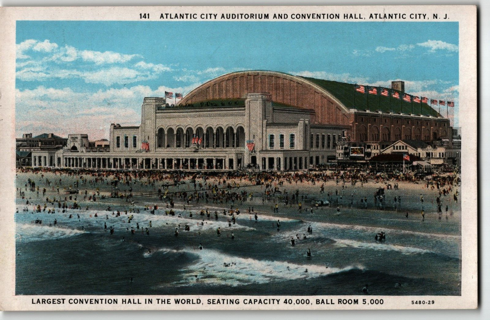 Atlantic city auditorium convention hall saltzburg's merchandise 5480 ...
