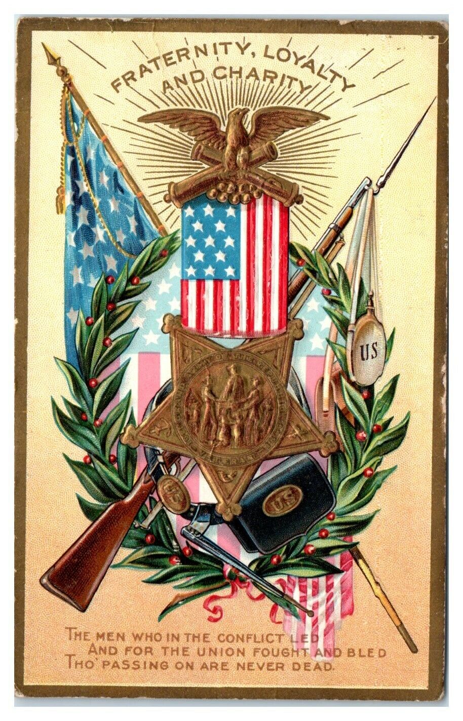 GAR Grand Army of the Republic, Fraternity, Loyalty and Charity ...