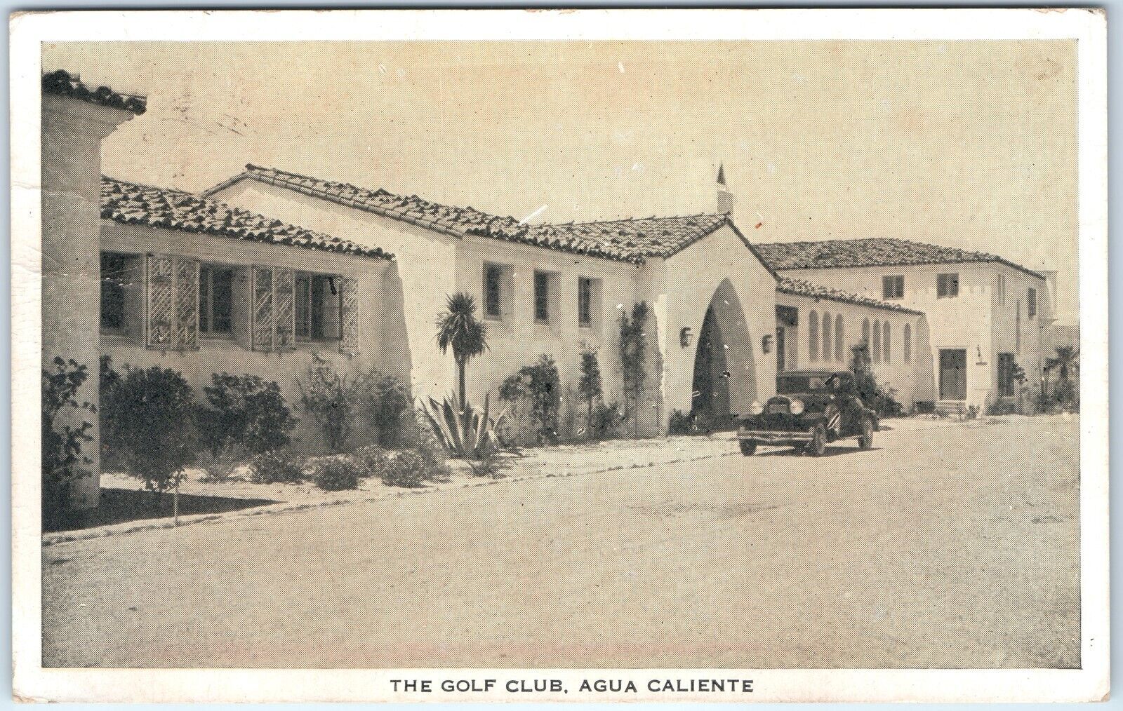 c1930s Agua Caliente, Mexico Golf Club Spanish Colonial Buildings Palm ...