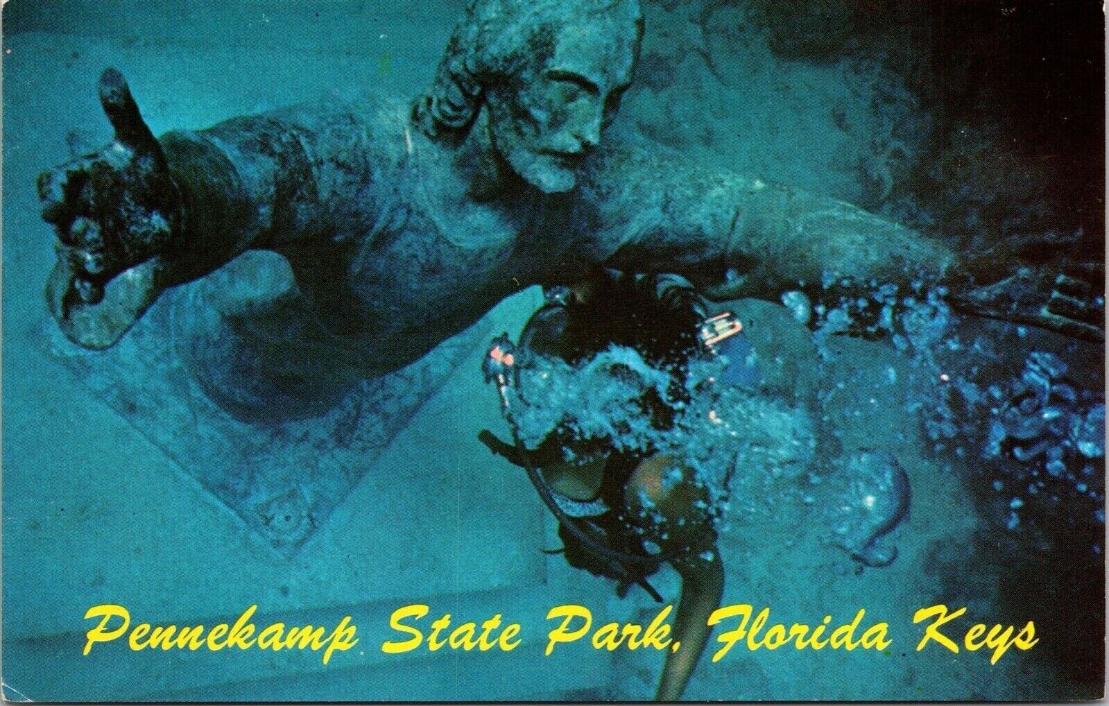 Pennekamp State Park Florida Keys Scuba Diver Statue Christ Abyss ...
