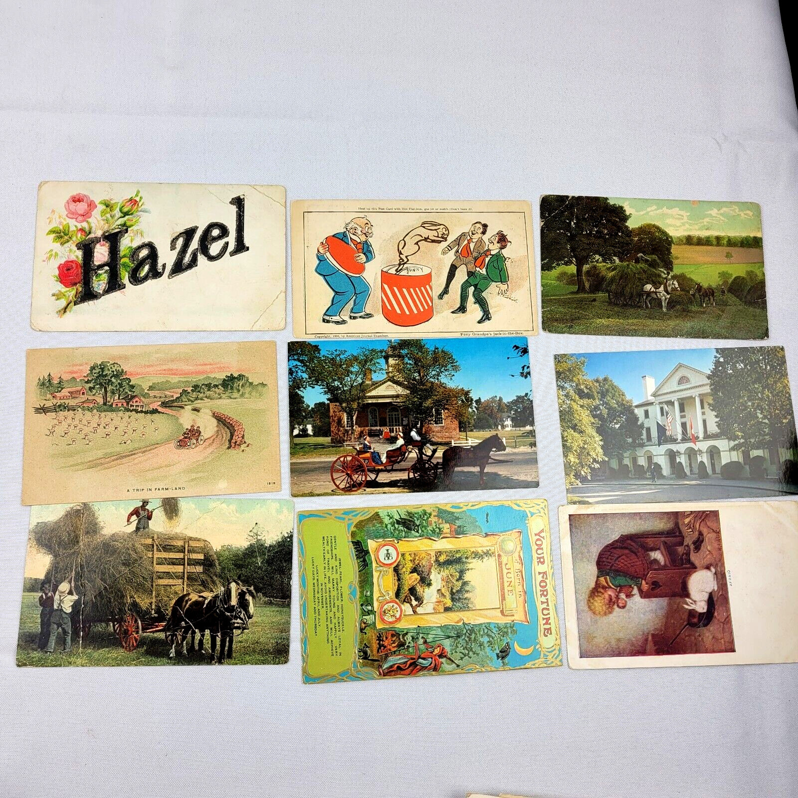 Huge Lot Postcards 1000+ U.S.A. Towns Streets Views Multiple States ...