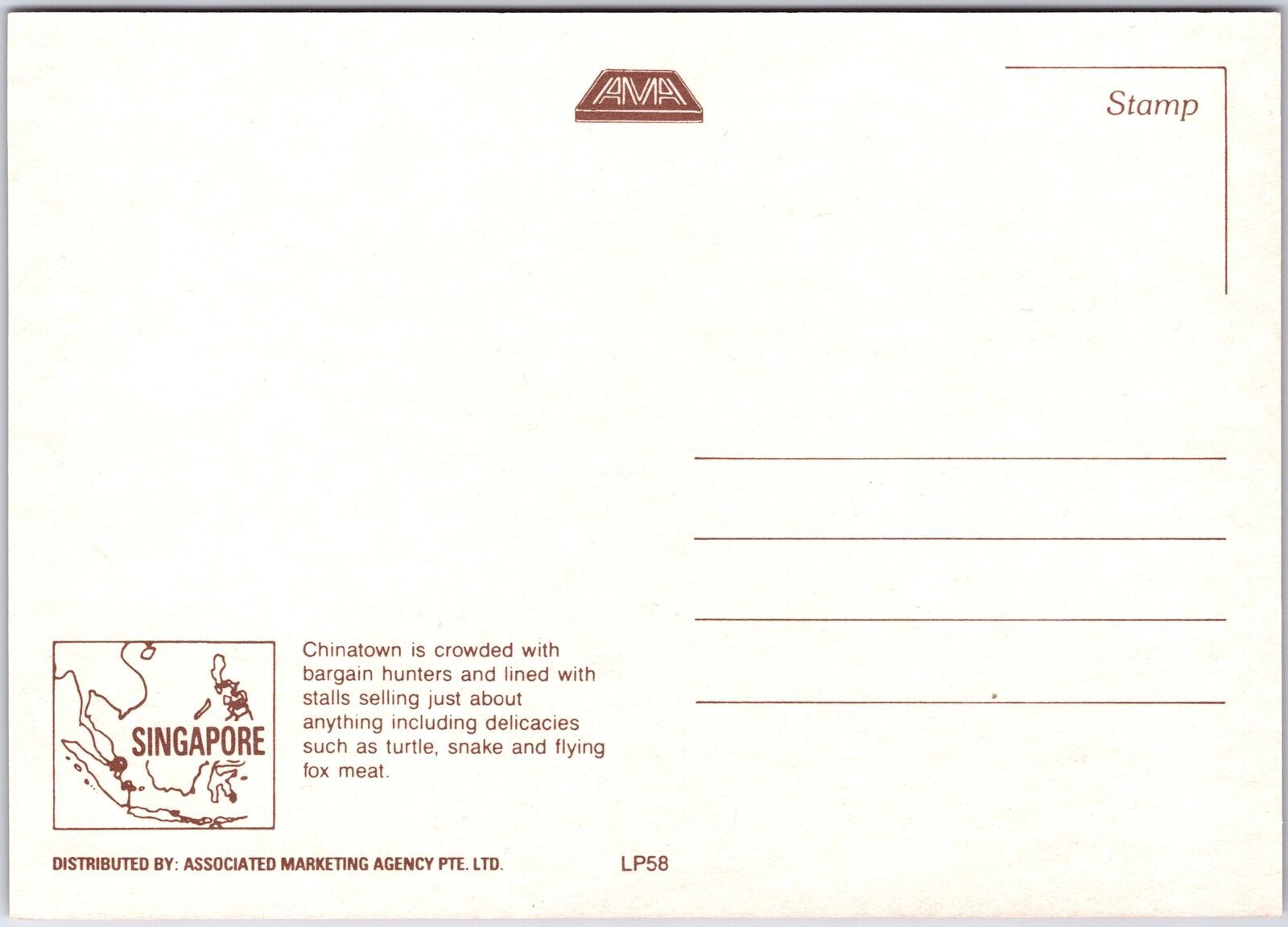 Vintage Continental Size Postcard 1970s Street Scene at the Market in ...