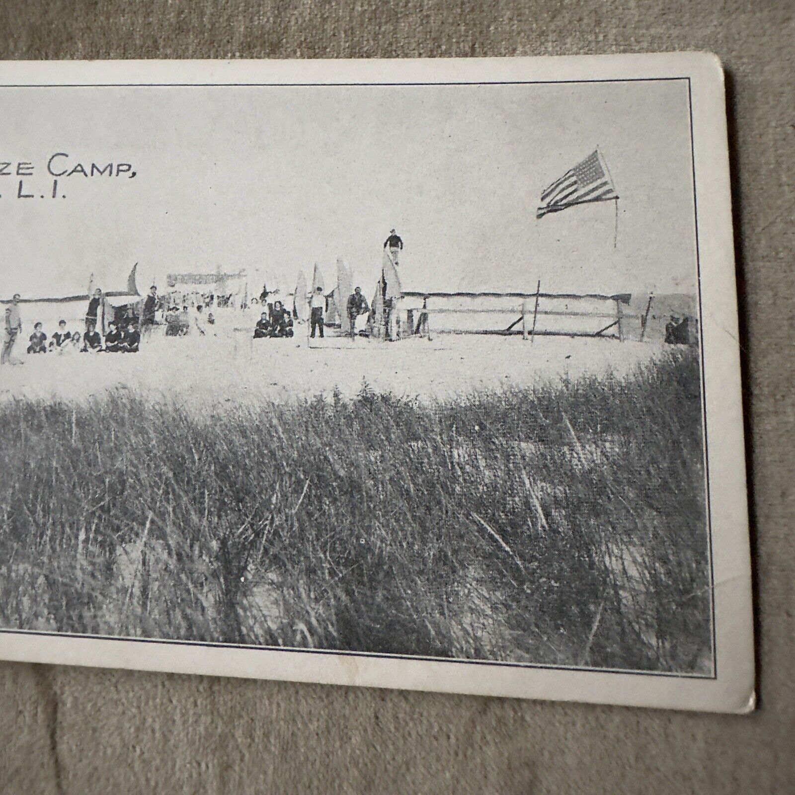 Ocean Breeze Camp Edgemere ROCKAWAY Queens Long Island NY NYC Postcard ...