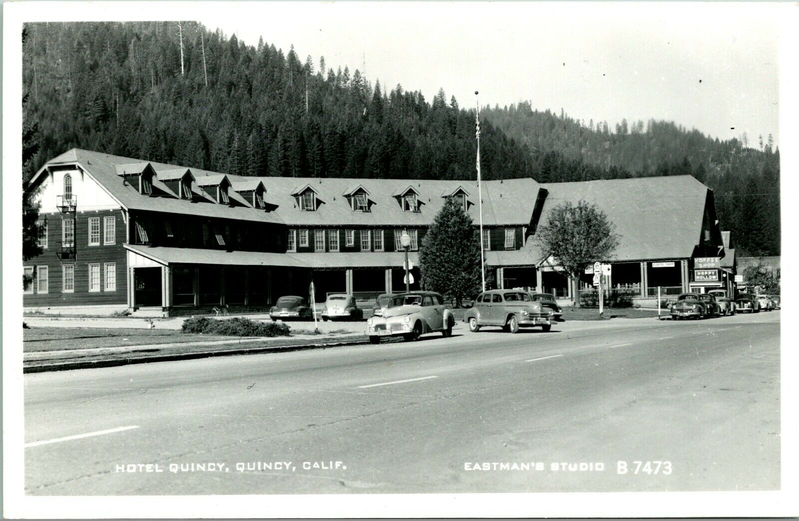 Vtg 1950 RPPC Hotel Quincy, Quincy CA Eastman B-8168 Plumas County ...