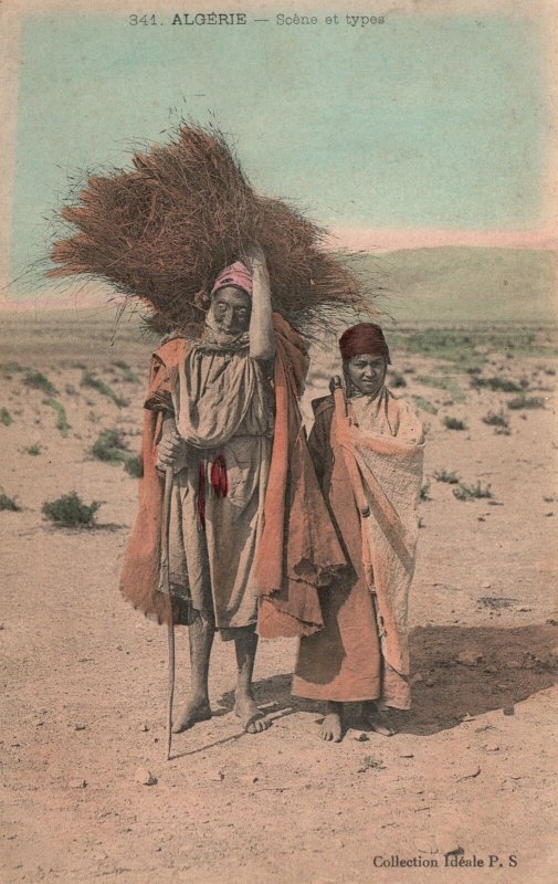 Vintage Postcard Algerie Scenes Et Types Cultures And Traditions ...