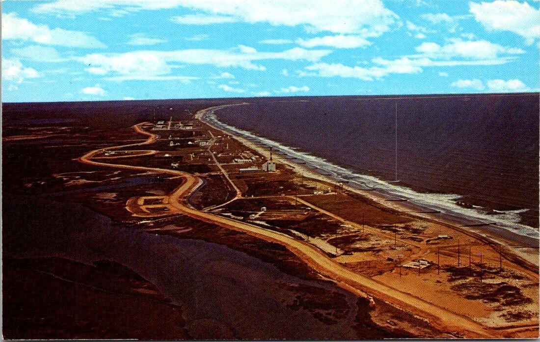 Virginia Wallops Island Aerial View Showing NASA Wallops Station ...