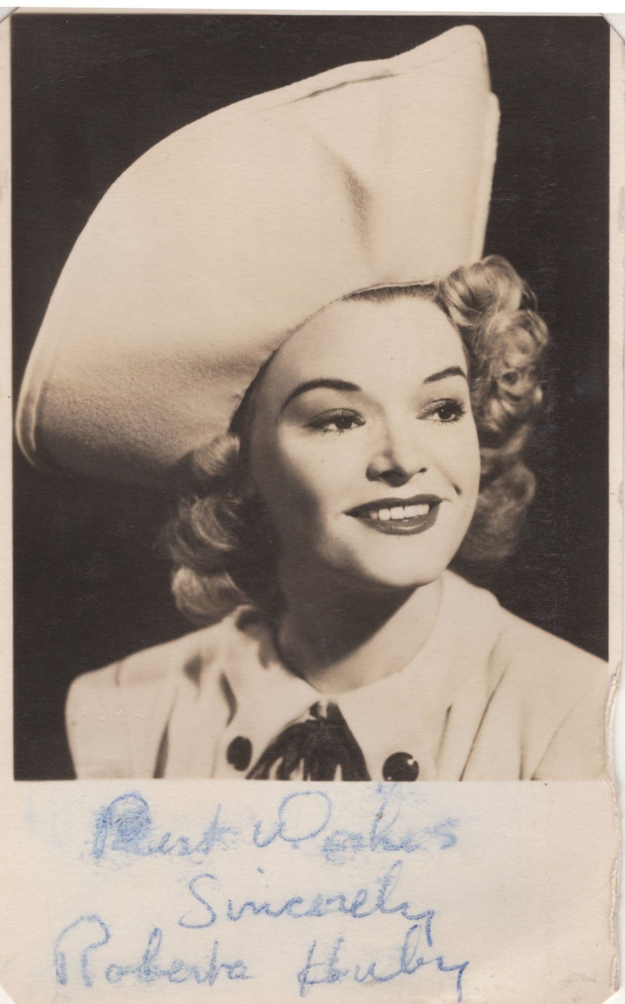 Roberta Huby Actress Rare Hand Signed Photo | Topics - Entertainment ...