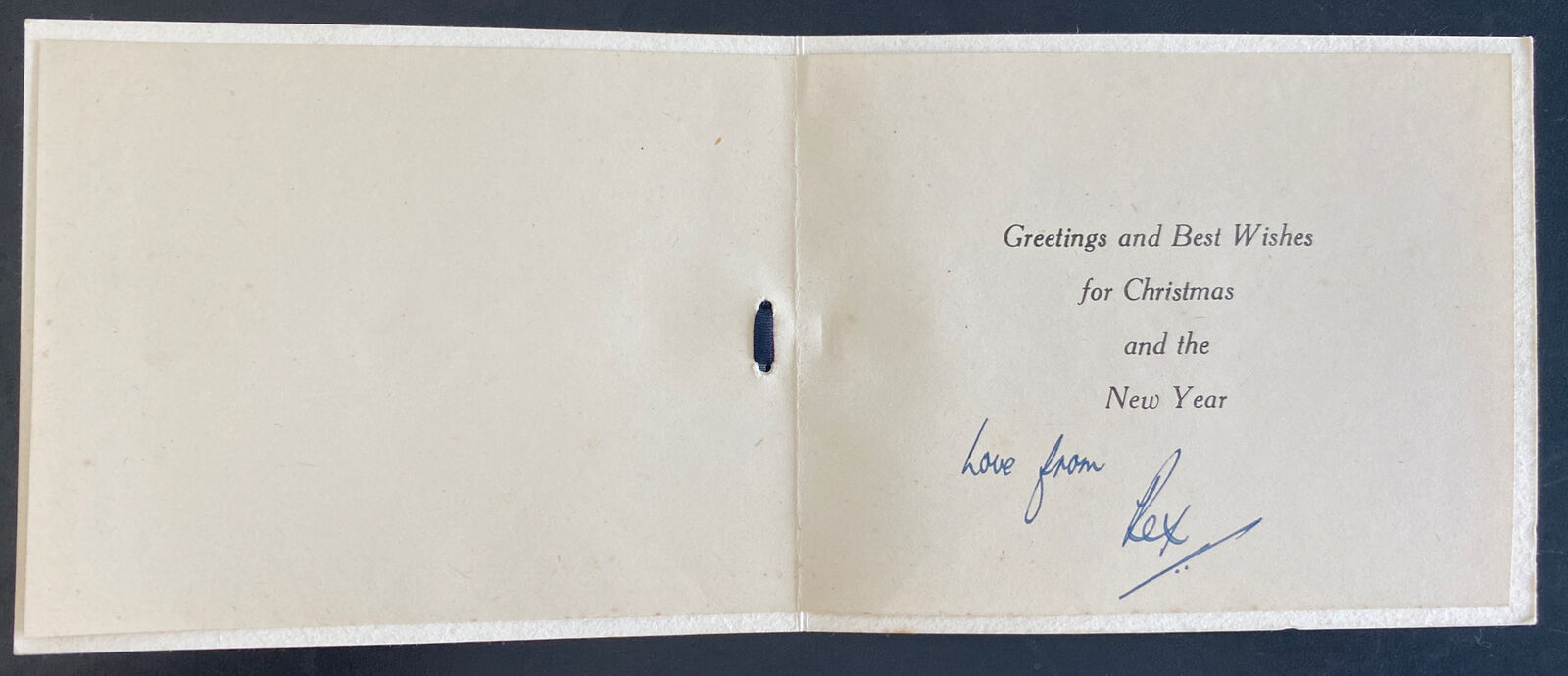 England Royal Air Force Christmas New Year Wishes Card Military RAF ...