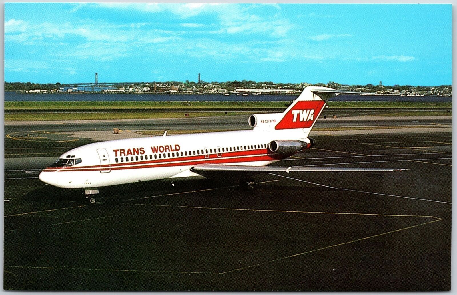 Airplane TWA-Trans World lines Boeing 727-31 Tri-Jet Inaugurated 1964 ...