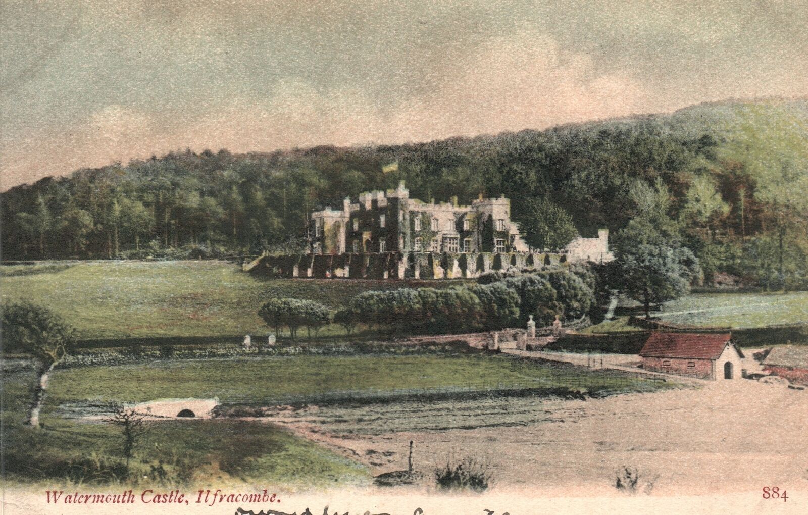 Vintage Postcard 1910's Watermouth Castle Ilfracombe North Devon ...