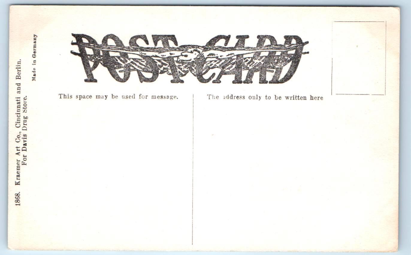 MIDDLEPORT, OH ~ Handcolored CENTRAL SCHOOL BUILDING 1910s Meigs County ...