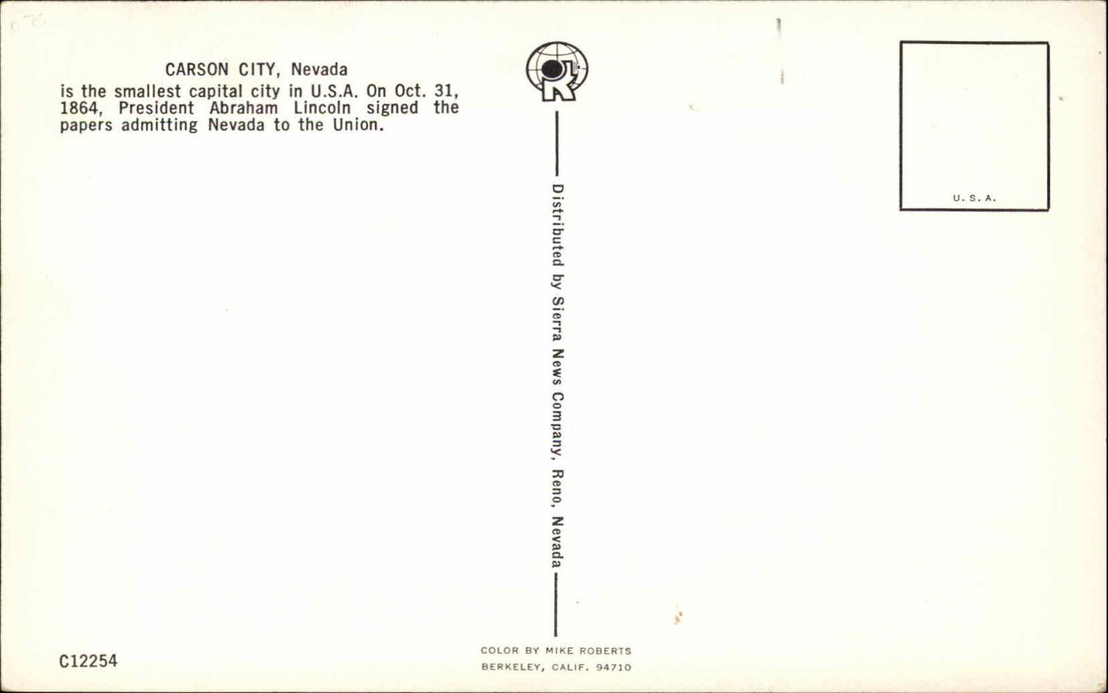 Carson City Nevada NV Classic 1950s Cars Truck Yellow Cab Vintage ...