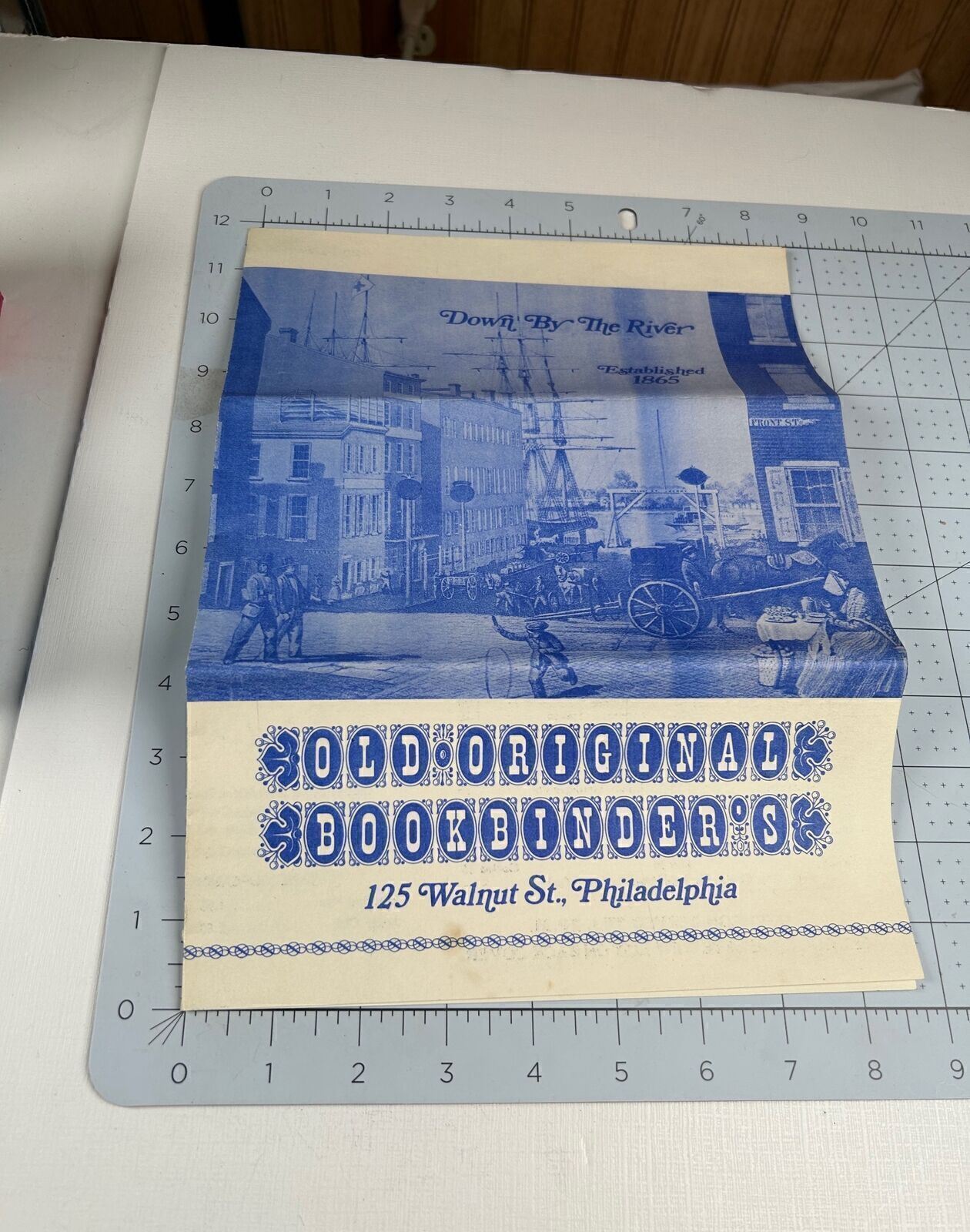 Vintage Restaurant Menu Old Original Bookbinder's Philadelphia PA ...