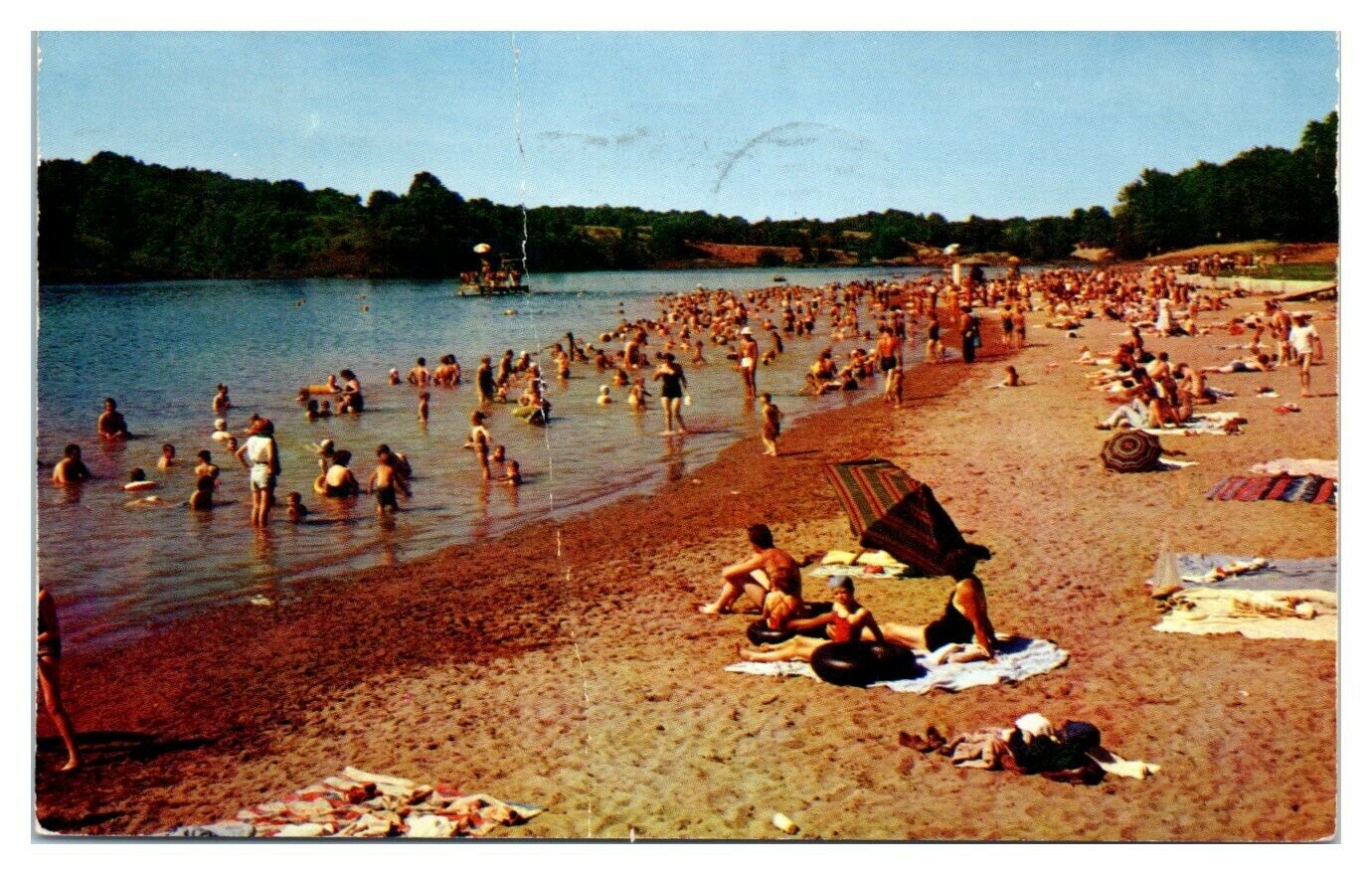 1960 Whitewater State Park Beach, IN Postcard *5N(2)6 | Topics - Nature ...