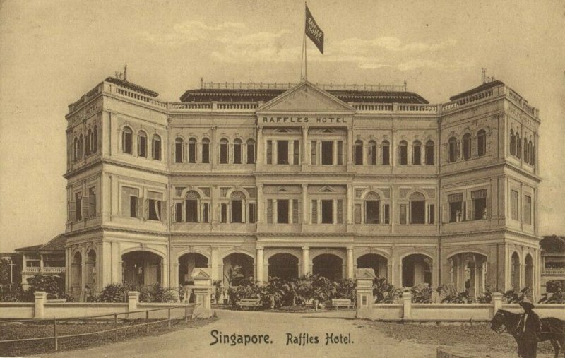 straits settlements, SINGAPORE, Raffles Hotel (1910s) Wilson & Co ...