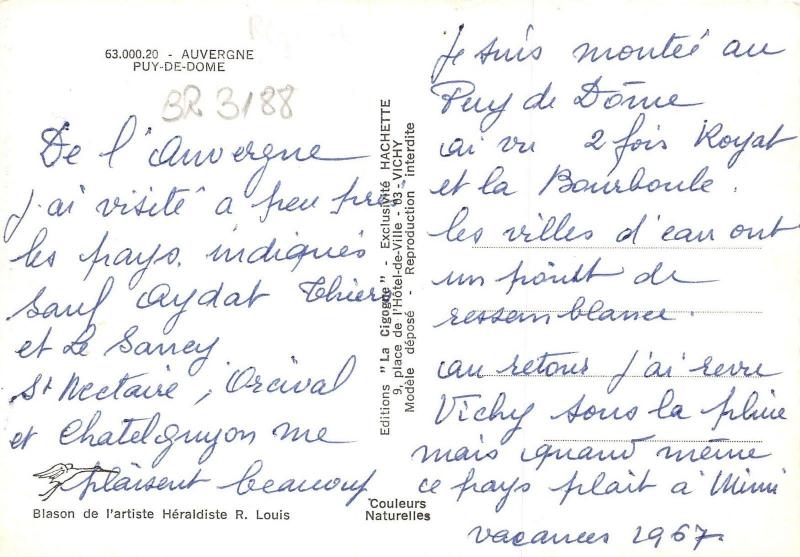 BR3188 Le puy-de-Dome touristique, Vue aeriene, multi view france ...