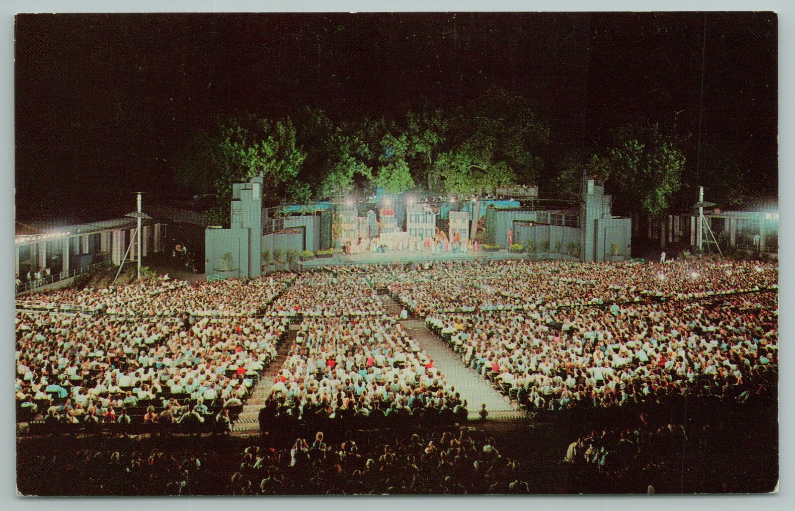 St Louis Missouri~Municipal Opera Scene From Tom Sawyer~Vintage ...