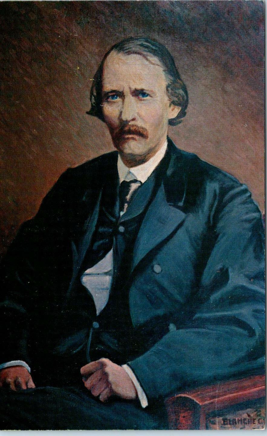 KIT CARSON Portrait Famous Historic WESTERN PIONEER c1950s Postcard ...