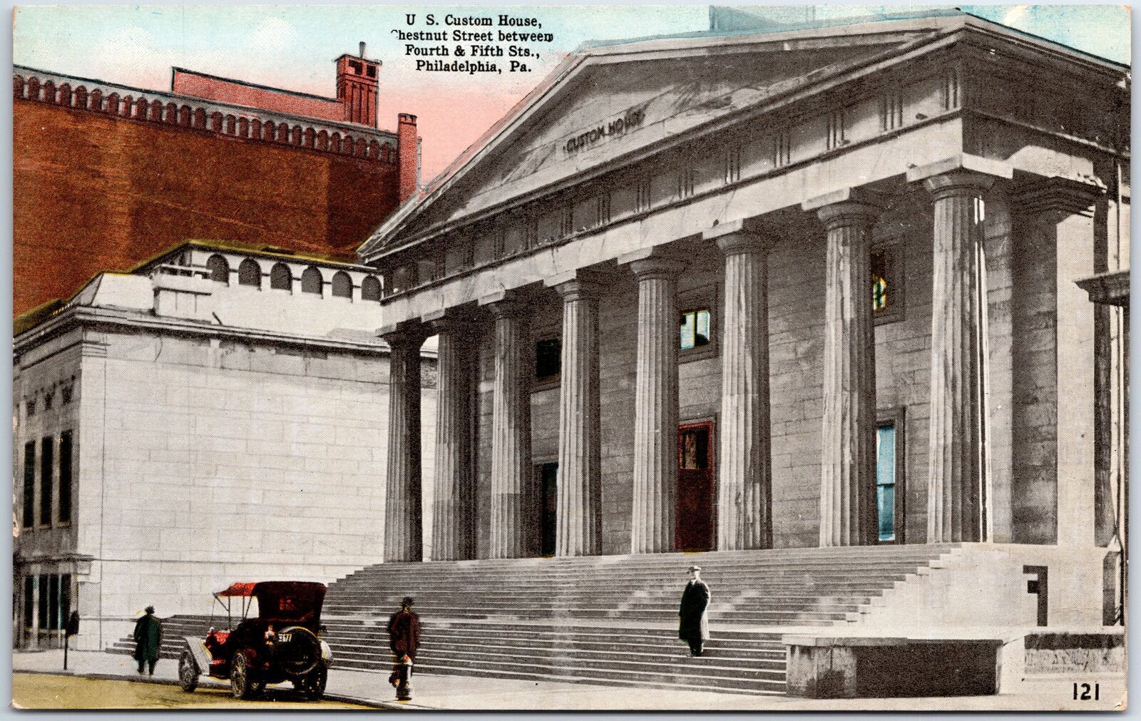 Vintage Postcard the U.S. Customs House 4th & 5th Streets Philadelphia ...